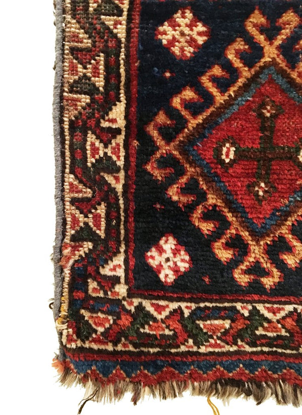 Antique Luri Square Rug | Stamford, NY - The Antique Knot