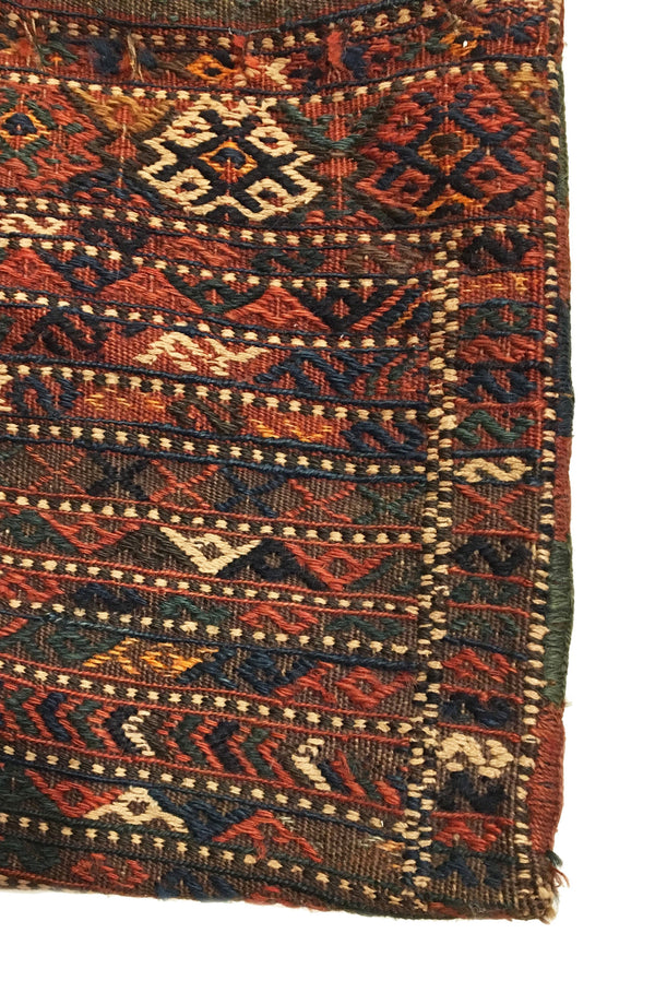 Antique Persian Shahsavan Khorjin Bag Square Rug | Perisan Rugs - The ...